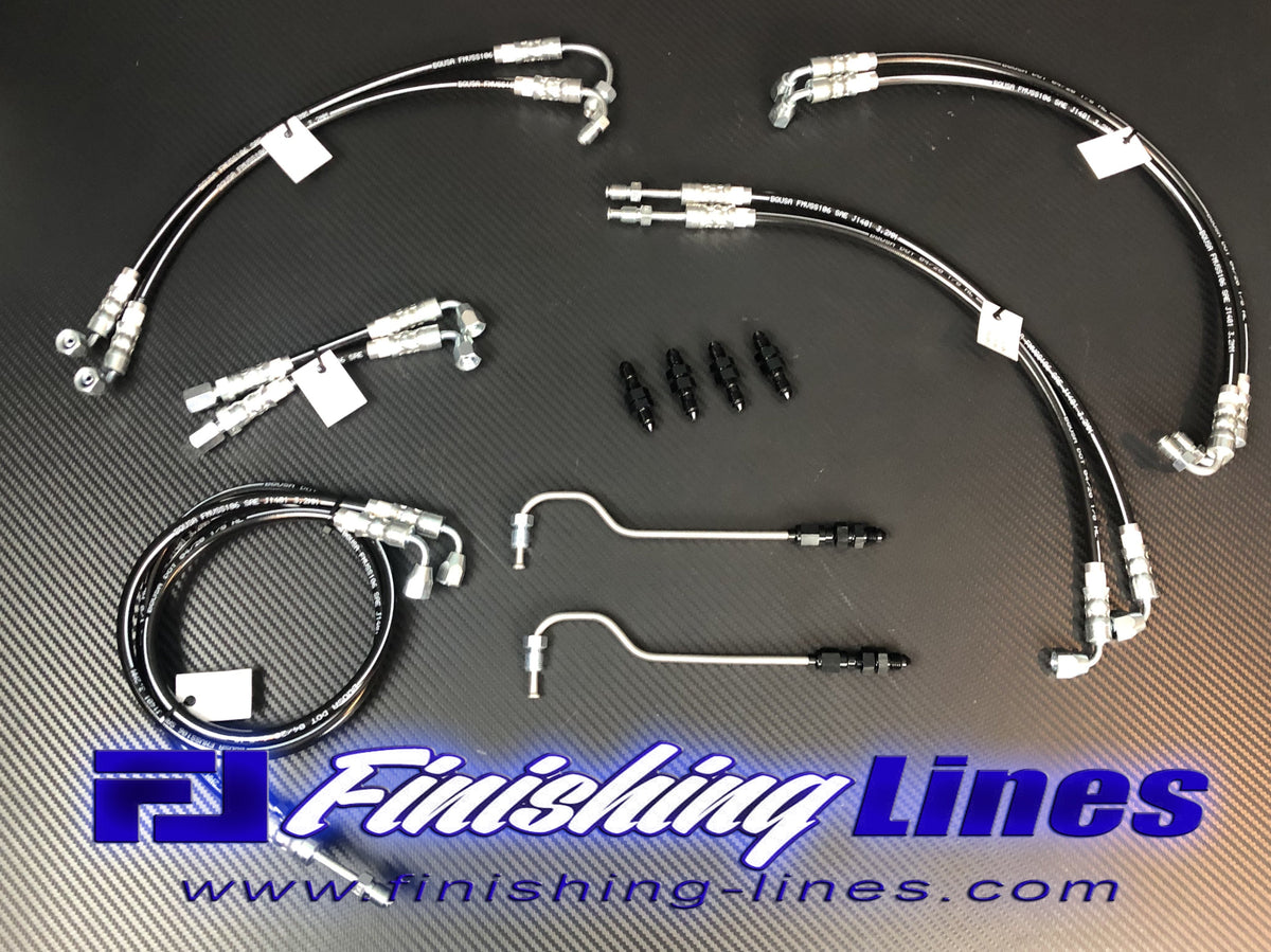RHD EG Full Tuck Brake Line Kit (stock master cylinder setup) – IPGparts