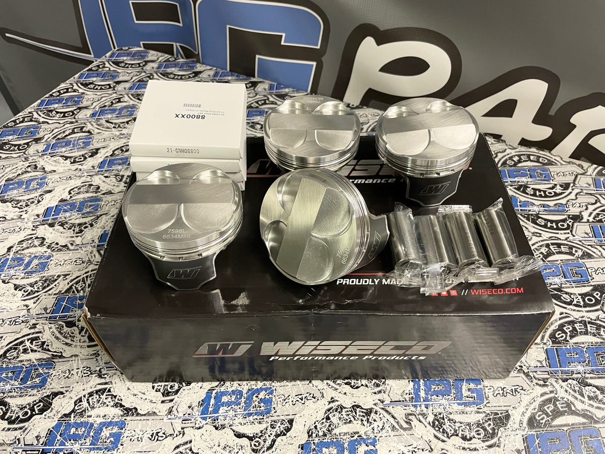 Wiseco Pistons with 13:1 Compression Ratio for the Honda K24 Block, K2 ...