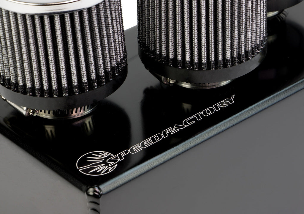 SpeedFactory Racing 3-Filter Oil Catch Can - Black Edition – IPGparts